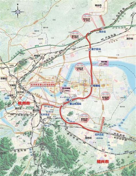 杭州机场高铁初步设计获批，力争年底开工建设好地网