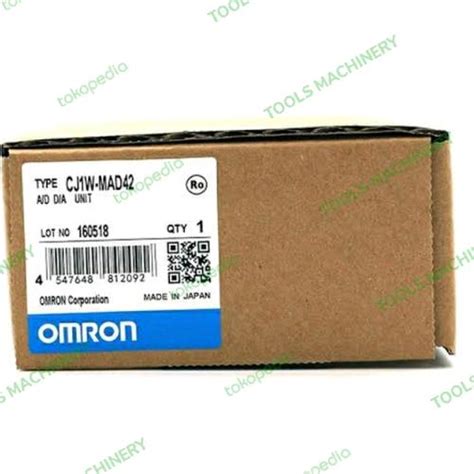 Jual Omron Plc Analog Input Output Module Cj1w Mad42 Original New