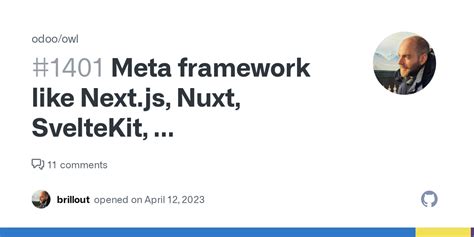 Meta Framework Like Nextjs Nuxt Sveltekit · Issue 1401 · Odoo