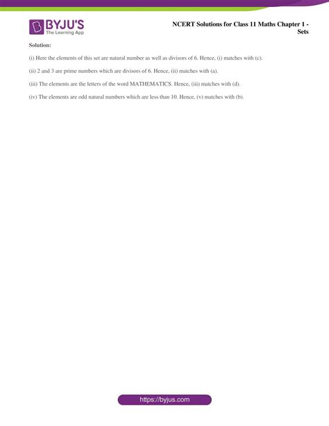 ncert solutions for class 11 maths exercise 1 1 chapter 1 sets