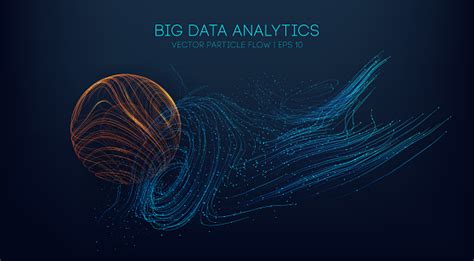 Big Data Analytics Abstract Vector Background 3d Vector Sphere Data