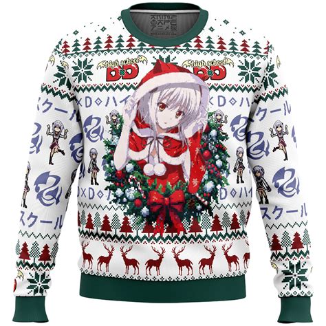 Koneko Tojo Christmas High Schoo Dxd Ugly Christmas Sweater Anime Ape