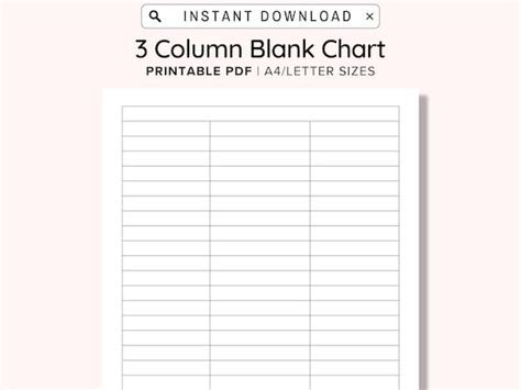 Free Blank Chart Templates