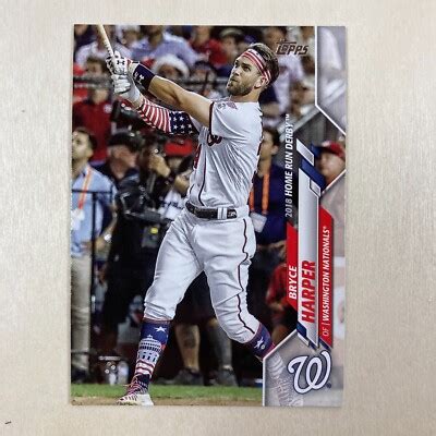 Bryce Harper 2020 Topps Update Series U 255 Home Run Derby Washington