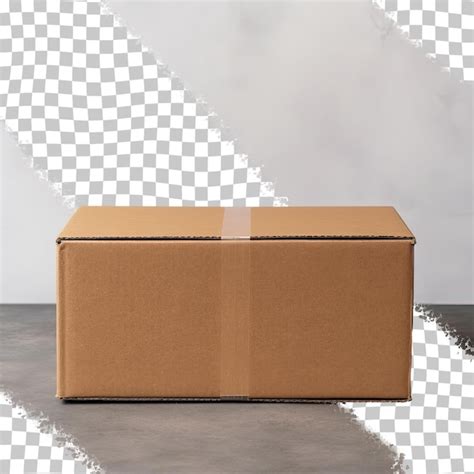 Premium PSD A Cardboard Box With The Words Cardboard On It