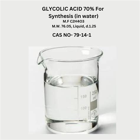 Glycolic Acid - Hydroxyacetic Acid Latest Price, Manufacturers & Suppliers