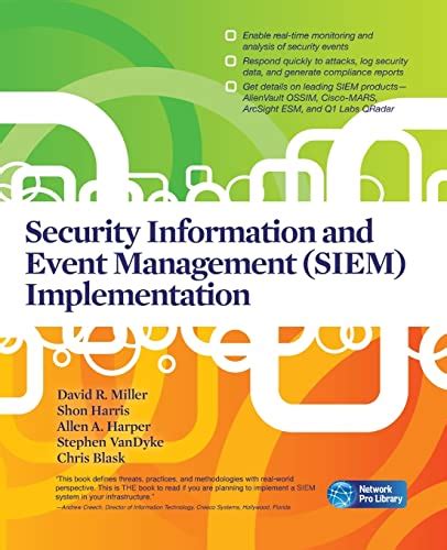 Top 10 Must Read Books On Security Information And Event Management Siem Walzone Books