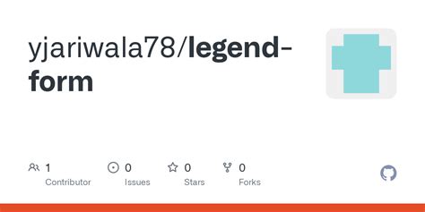 GitHub Yjariwala78 Legend Form