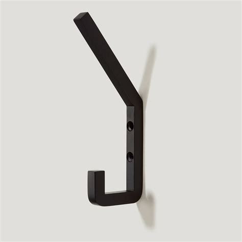 Brass J Wall Hook Modern Brass Coat Hooks Plank Hardware