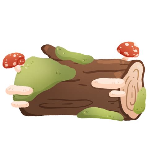 Little Tree Log 32480560 Png