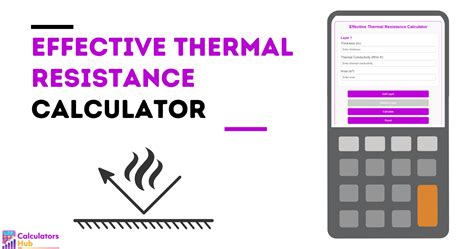 Effective Thermal Resistance Calculator