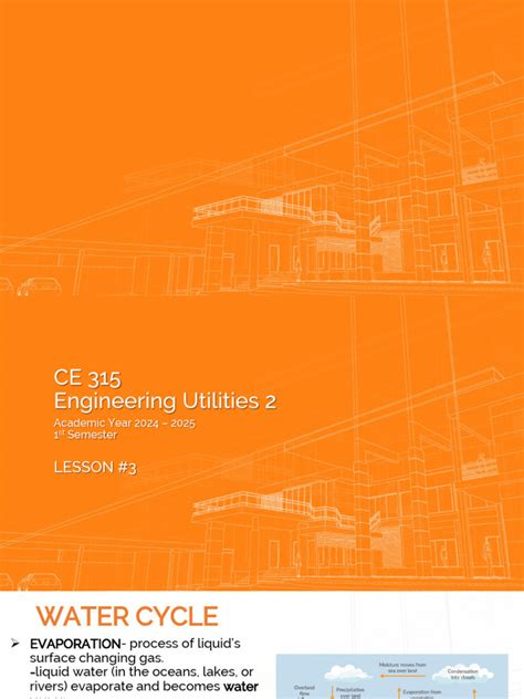 Engineering Utilities 2 Lesson 3 Pdf Valve Water Cycle