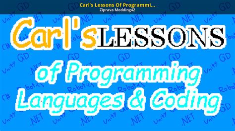Carls Lessons Of Programming Languages And Coding Baldis Basics Mods