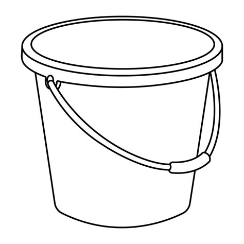 Booktime📖 Bucket Line Drawing