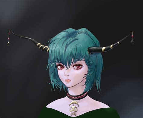Horned Girl By Th Blck Knght On Newgrounds