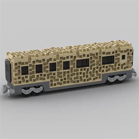 Lego Moc Sci Fi Train Car Vagon Inspired The Borg Cube By Josszo