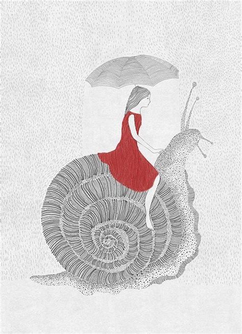 50 Mind Blowing Examples Of Illustration Art Ekstrax Snail Art Art