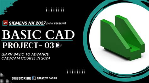 Siemens NX Tutorial Project 03 For Beginners Basic To Advance In Hindi Urdu YouTube