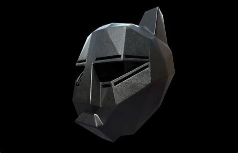 Black Tiger Sex Machine Helmet 3d Digital Download 3d Model 3d