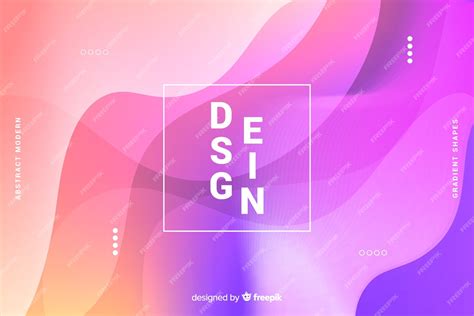 화려한 추상 그라데이션 모양 배경 무료 벡터