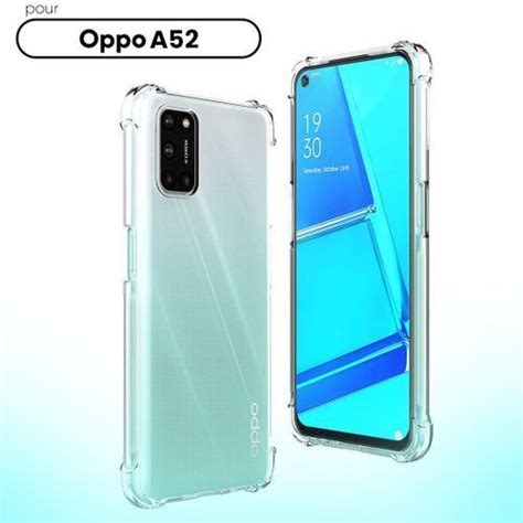Pochette Oppo A52 Silicone Transparente Antichoc Fiche Technique Et