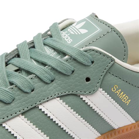 Adidas Samba Og W Silver Green And Chalk White End It