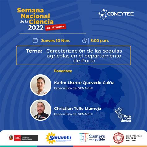 Senamhi On Twitter Senamhi Se Une A La Semana Nacional De La Ciencia