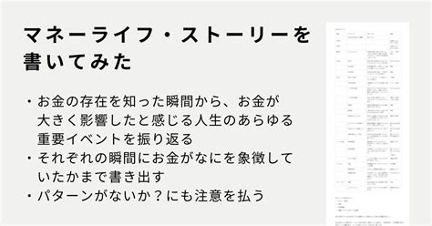 私にとってお金ってなに？と思って「マネーワーク」をやってみた感想｜らっこ