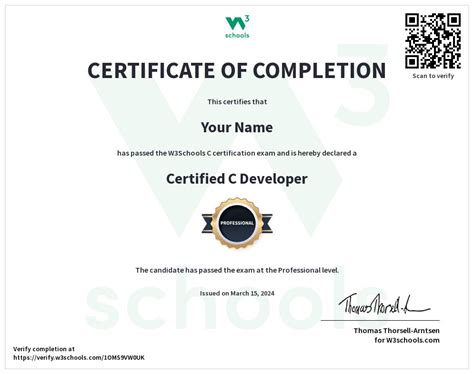 c certification exam —