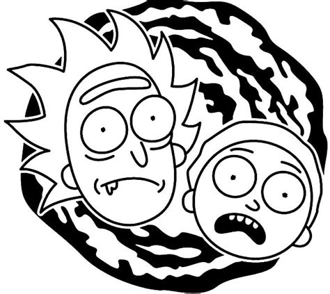 Desenhos Para Colorir De Rick E Morty Como Fazer Em Casa