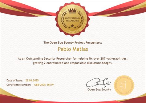 Security Researcher Xavo Open Bug Bounty