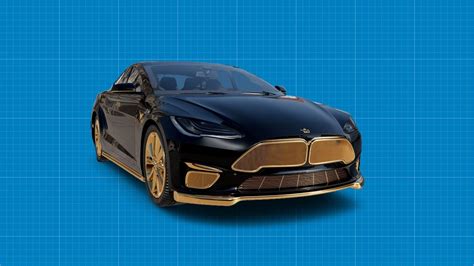 A Luxury Gold Plated Black Tesla Model S Is Now Available