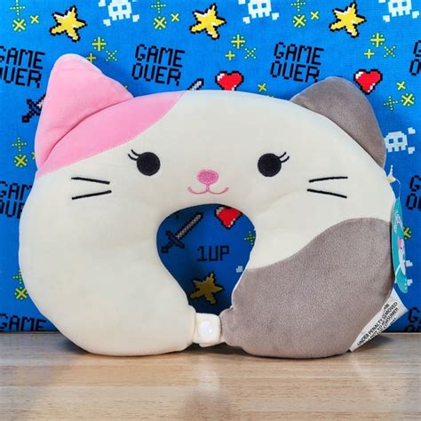 Squishmallows Toys Squishmallow Karina The Cat Neck Pillow 2