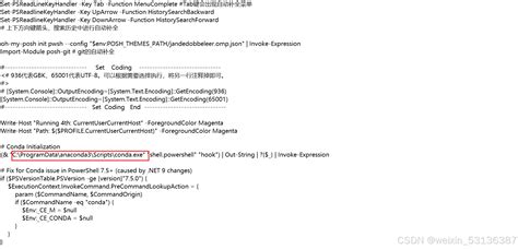 更新powershell后无法使用conda：usage Conda Scriptpy H V No Plugins V Command Csdn博客