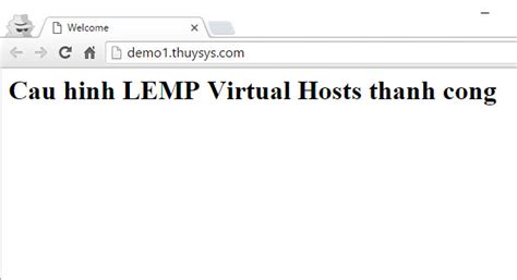 Lemp Ii C U H Nh Virtual Host Tr N Nginx V I Vps Centos