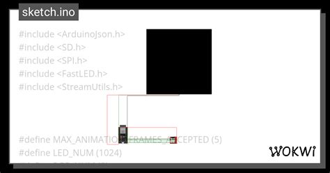Decodingjsontomatrix Wokwi Esp32 Stm32 Arduino Simulator