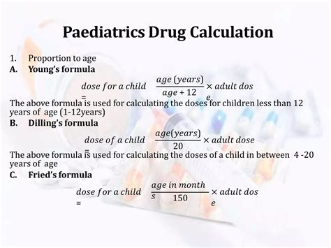Drug Dosage Calculations Pptx