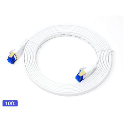 Qualgear Rj45 Cat 7 Ethernet Patch Cable 10gpbs High Speed Cable
