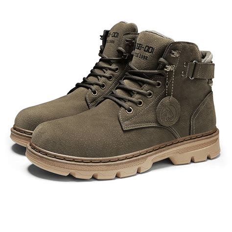 Men Classic Comfy Round Toe Non Sip Outdoor Tooling Boots In 2024