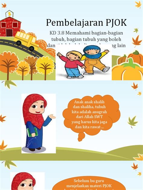 Pembelajaran Pjok Bagian Tubuh Yang Boleh Dan Tidak Boleh Disentuh