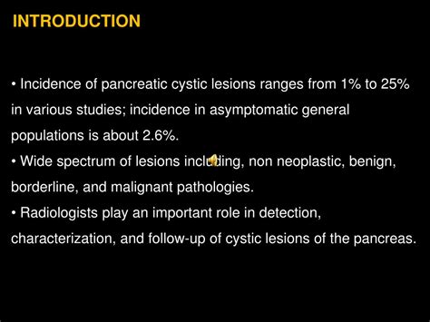 Ppt Imaging Of Pancreatic Cystic Lesions Powerpoint Presentation