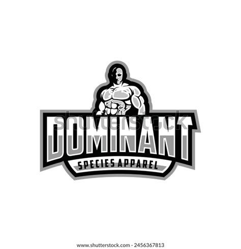 Bodybuilding Emblem Gym Logo Design Vector Stock Vector Royalty Free