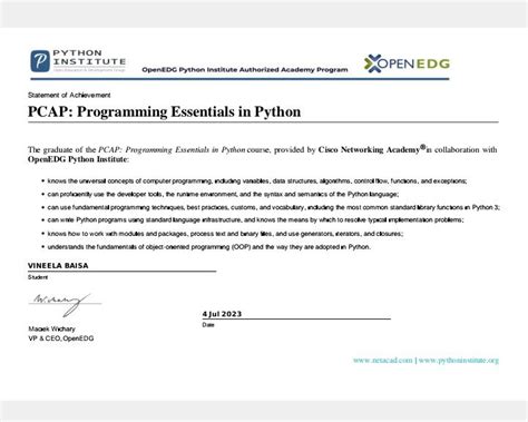 Vineela Baisa On Linkedin Cisconetworkingacademy Python