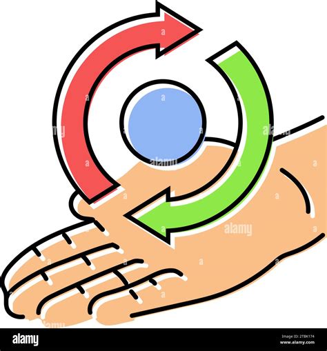 Consistency Motivation Color Icon Vector Illustration Stock Vector
