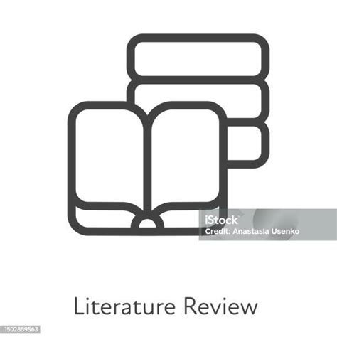 개요 스타일 Ui 아이콘 하드 스킬 컬렉션입니다 교육과 과학 벡터 검정 선형 아이콘 그림입니다 문헌 검토는 책을 펼치고 흰색 배경에 분리된 기호를 쌓는다 디자인 요소 개념에