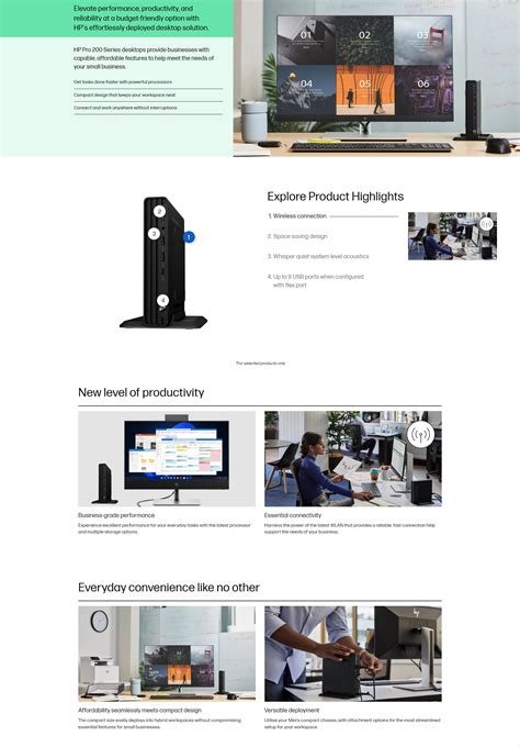 HP Pro Mini 260 G9 Desktop PC Intel Core I5 1335U Processor 16GB DDR4 RAM 512GB SSD Storage