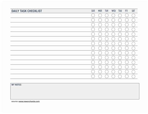 Free Checklist Templates Pdf Word Excel
