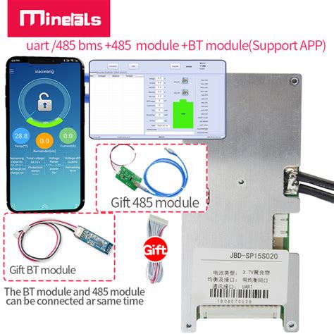Smart Bms 14S BMS With Bluetooth Balance APP Power Display PC