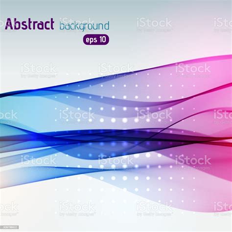 Vector Abstract Colorful Waves Background Stock Illustration Download