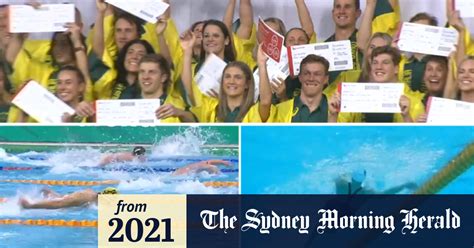Video Australia Swim Team Announced For Tokyo Games